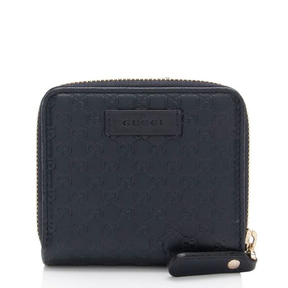 Gucci | Accessories | Gucci Microguccissima Leather Compact Zip Around ...
